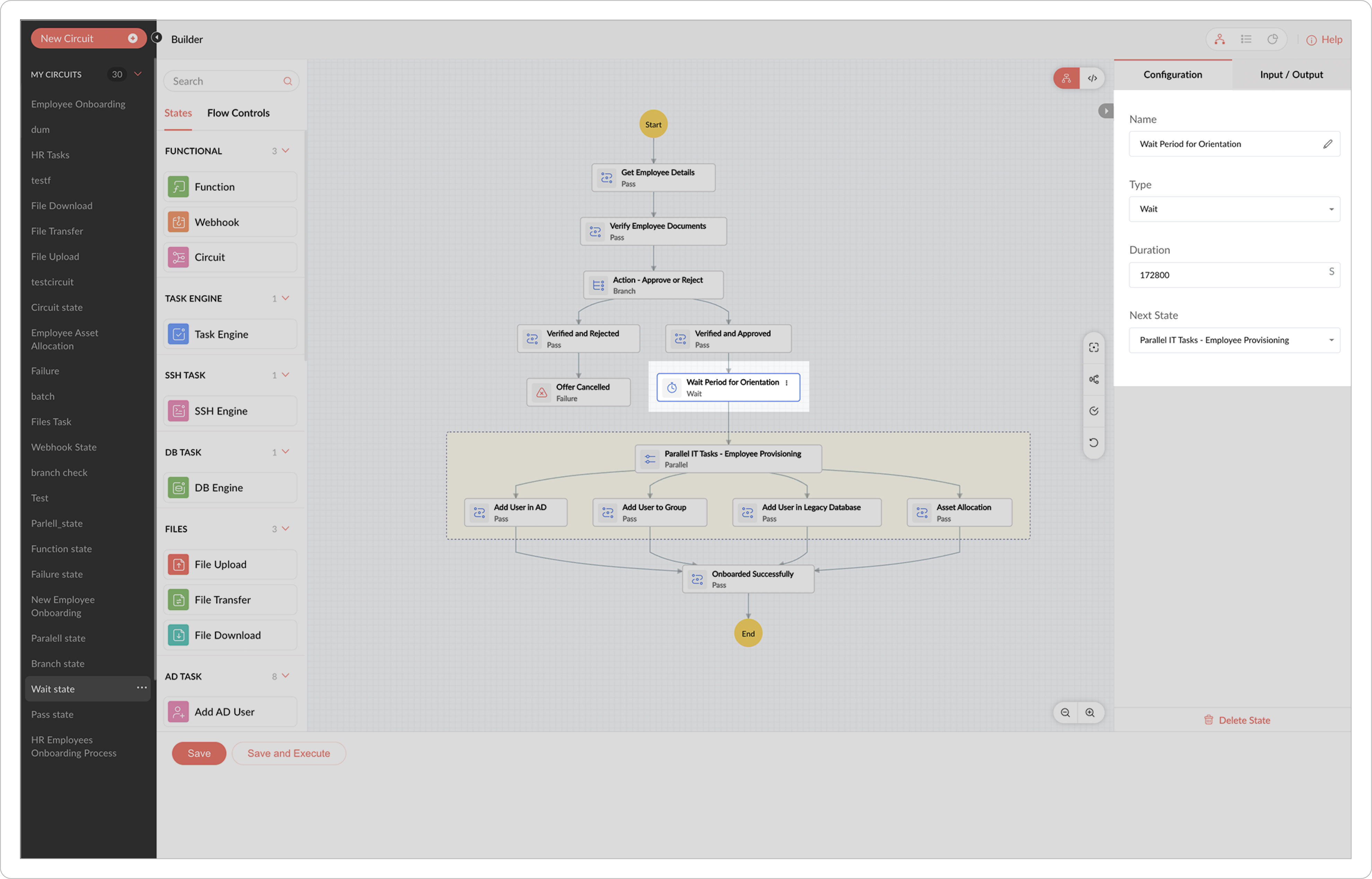 Configure Wait State In Circuit Qntrl Circuit Online Help
